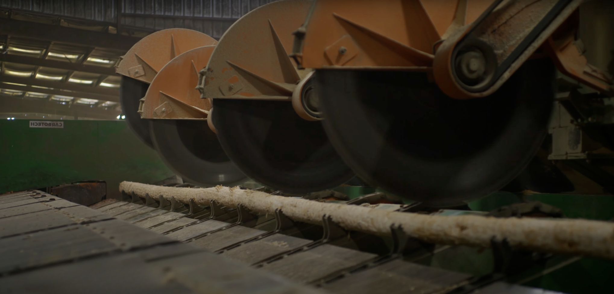 Rex Lumber Sawmill Log Merchandiser - Carbotech